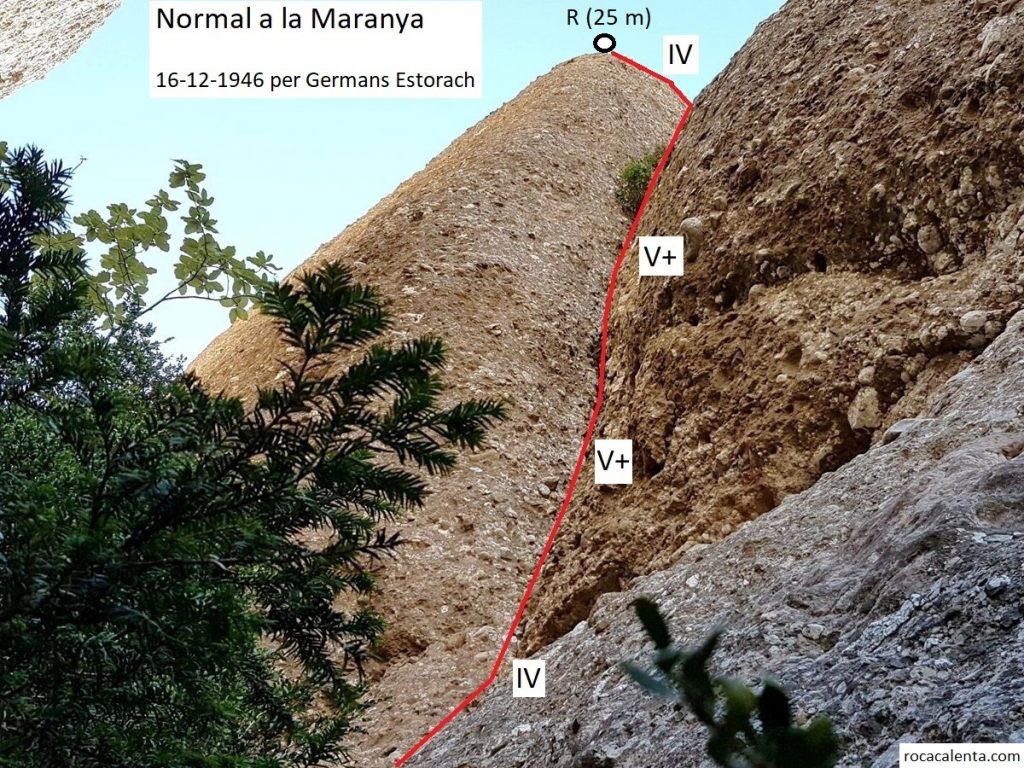 Normal a la Maranya (Montserrat) – Roca Calenta