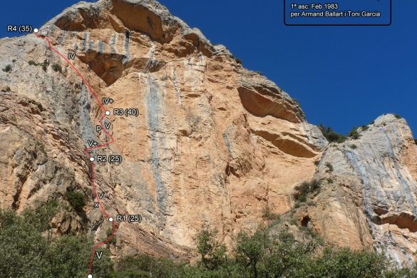 De l’Spigolo a la Roca Alta (Vilanova de Meià) – Roca Calenta